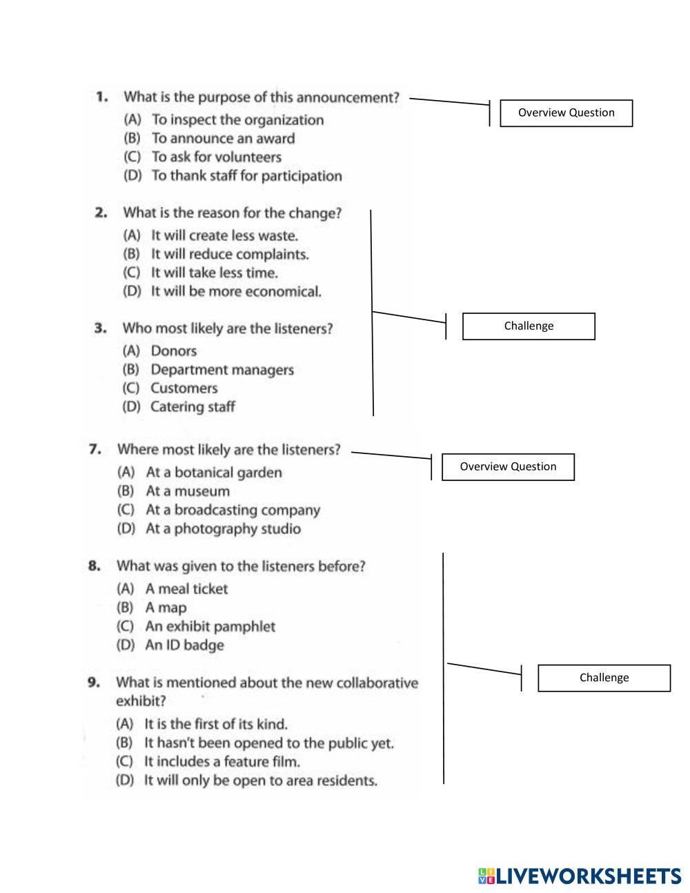 Further Practice - unit 9 | Live Worksheets
