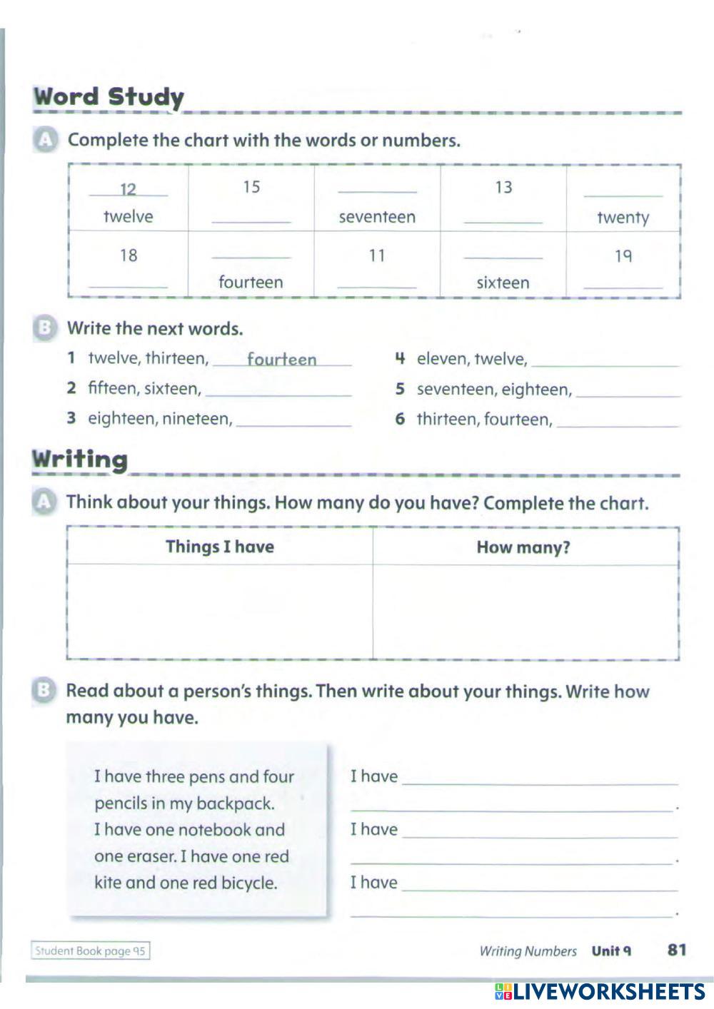 Unit 9 | Free Interactive Worksheets | 7760471
