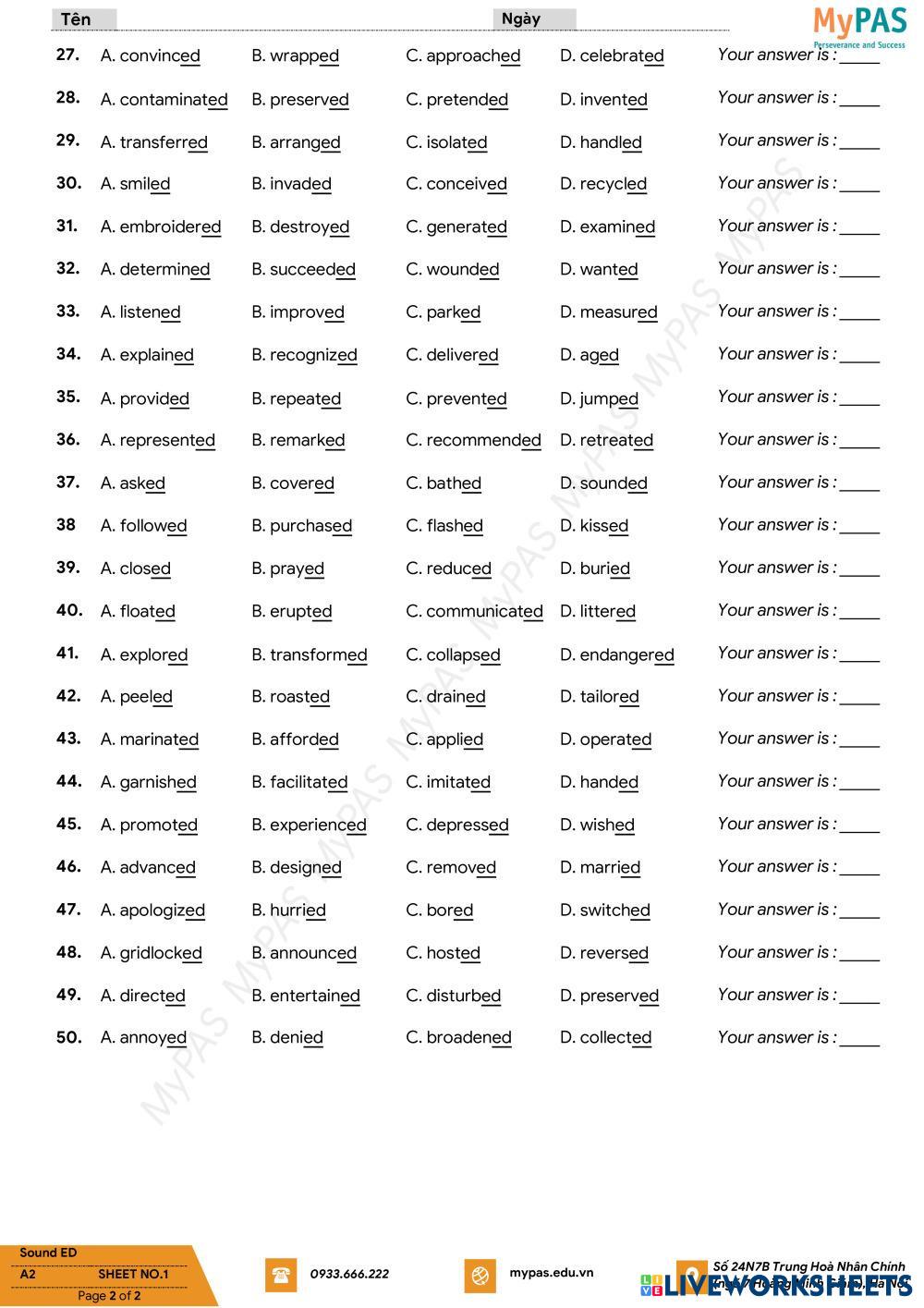 Sound ED | Free Interactive Worksheets | 7765753