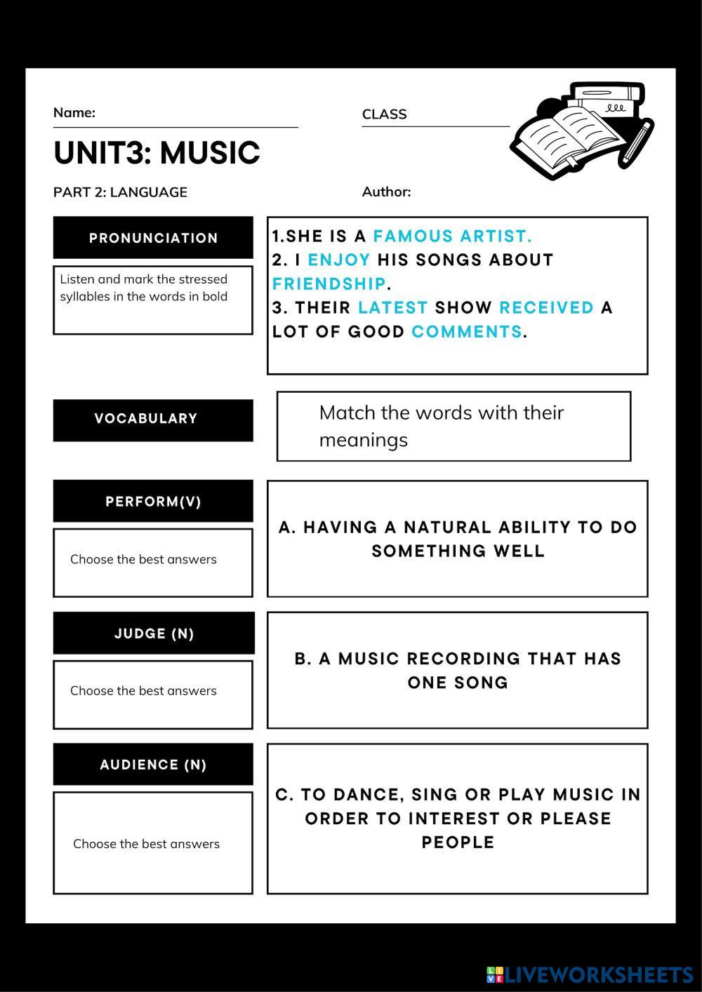 CALT - BA2206 -… | Free Interactive Worksheets | 7765924