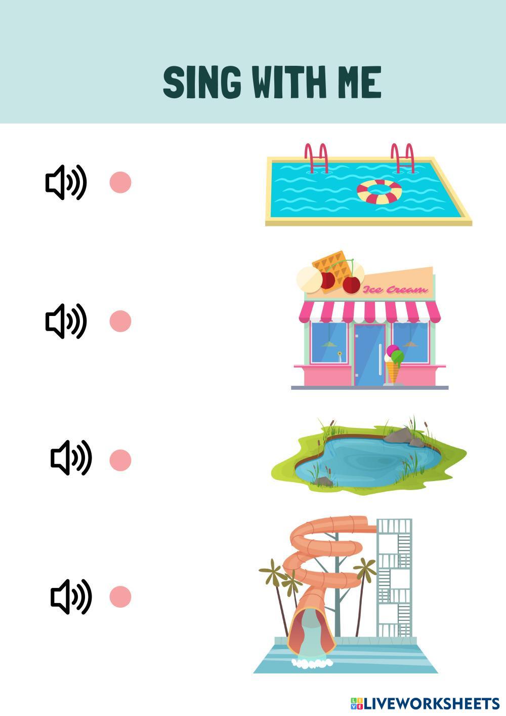 ST3 SING WITH ME | Live Worksheets