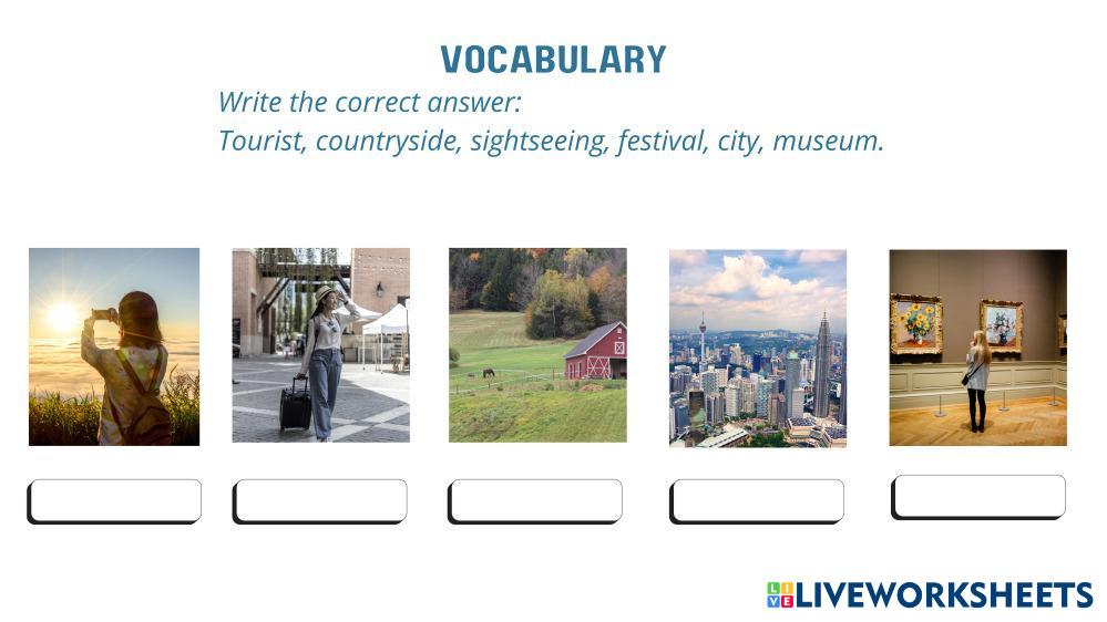 Travel and destinations | Live Worksheets