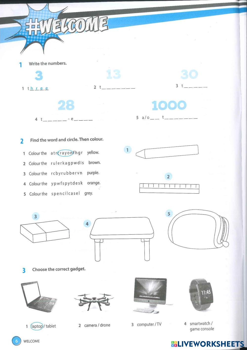 # Welcome | Live Worksheets