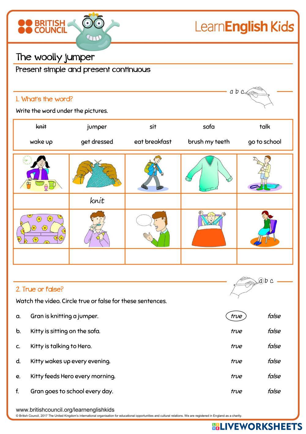 7779040 | Woolly Jumper-Conversation-Present and present