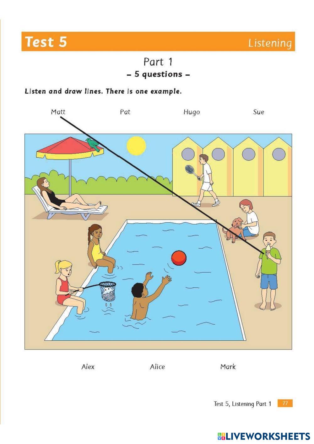 STARTERS - PRAC… | Free Interactive Worksheets | 7779593