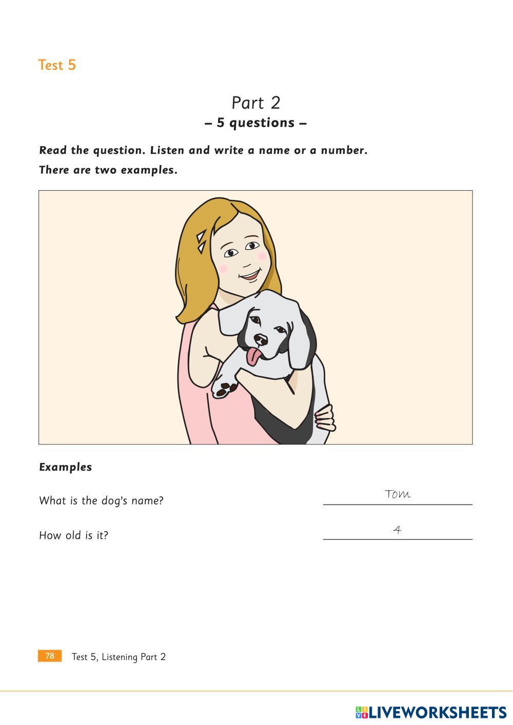 STARTERS - PRAC… | Free Interactive Worksheets | 7779593