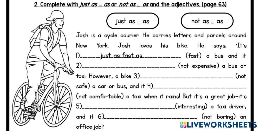 Comparison (Jus… | Free Interactive Worksheets | 7787299