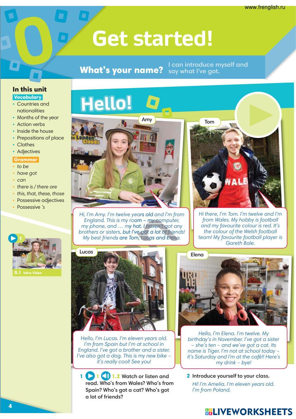 Hello! | Ann | Live Worksheets