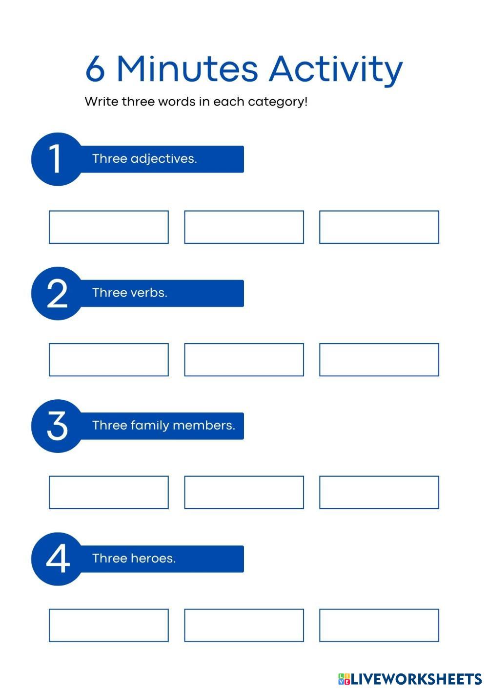 What a Words! | Live Worksheets