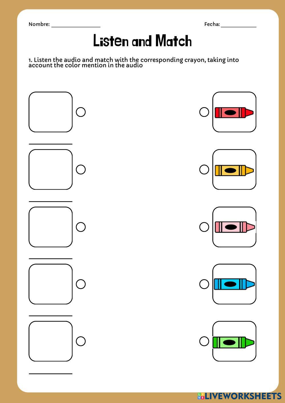 Listen and match 7793919 | Vivian Aguirre | Live