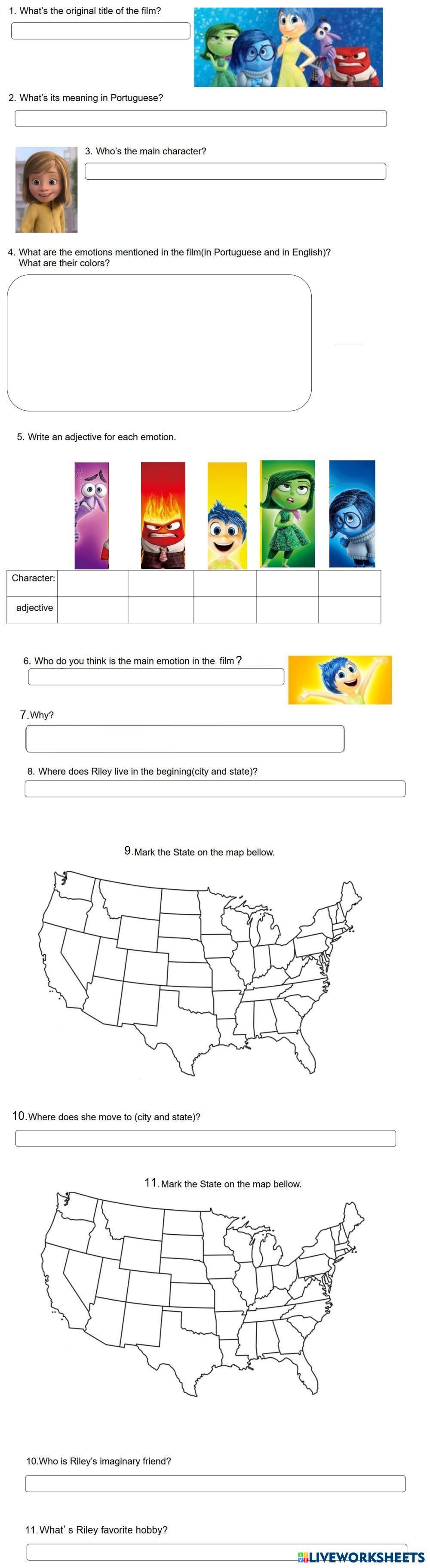 INSIDE OUT JS | Free Interactive Worksheets | 7794640