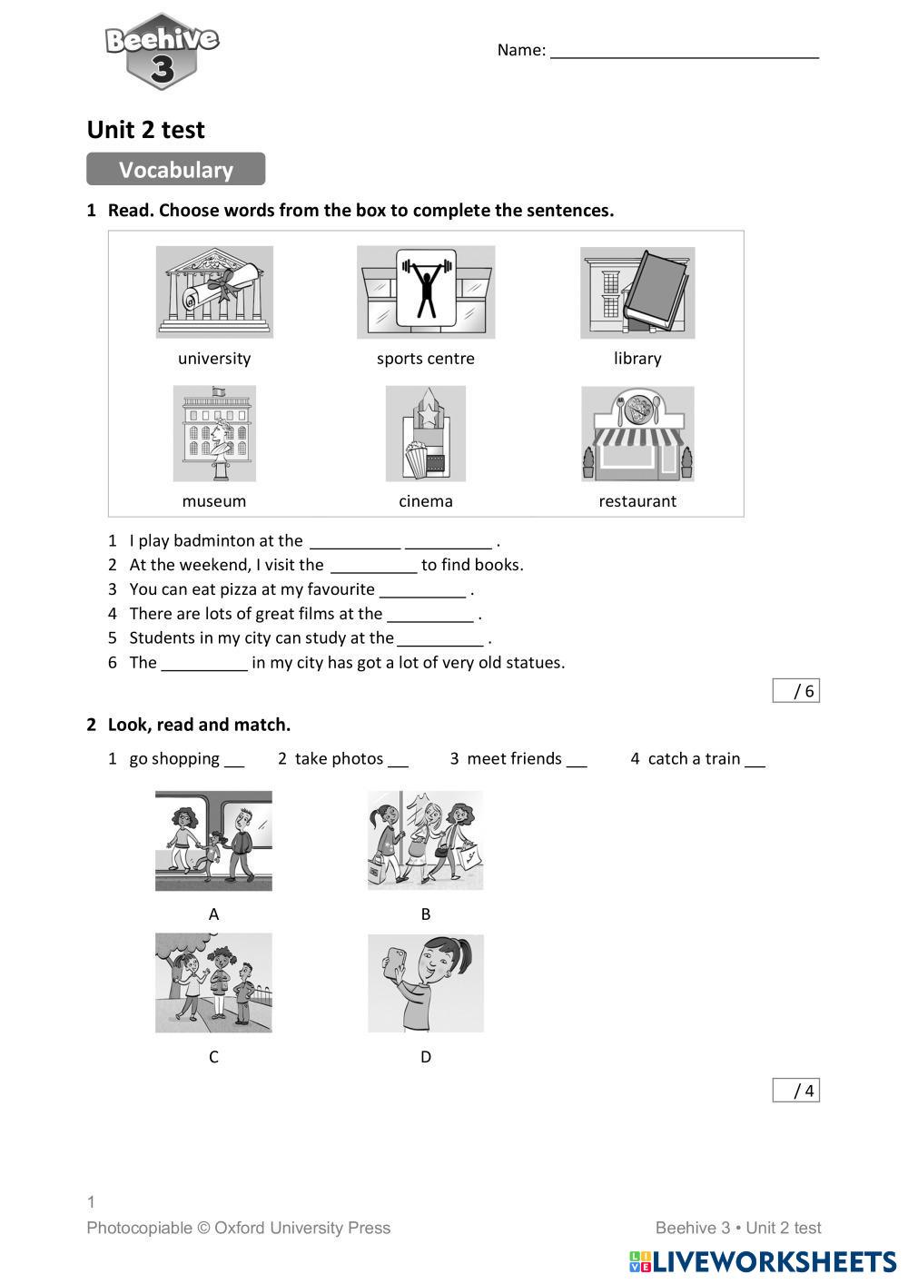 Beehive 3 Unit … | Free Interactive Worksheets | 7799816