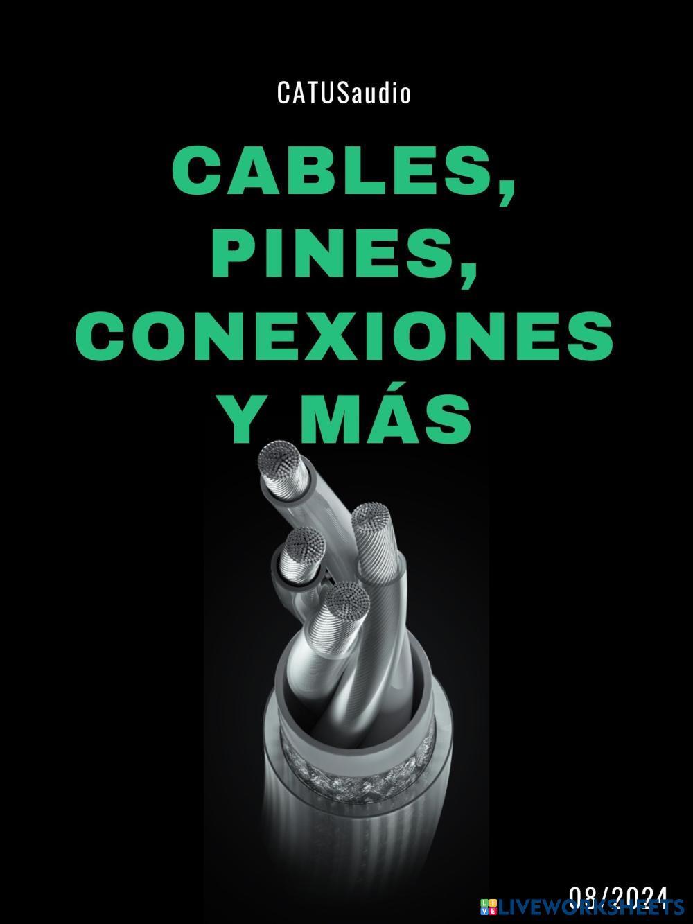 Cables, conexio… | Free Interactive Worksheets | 7800078