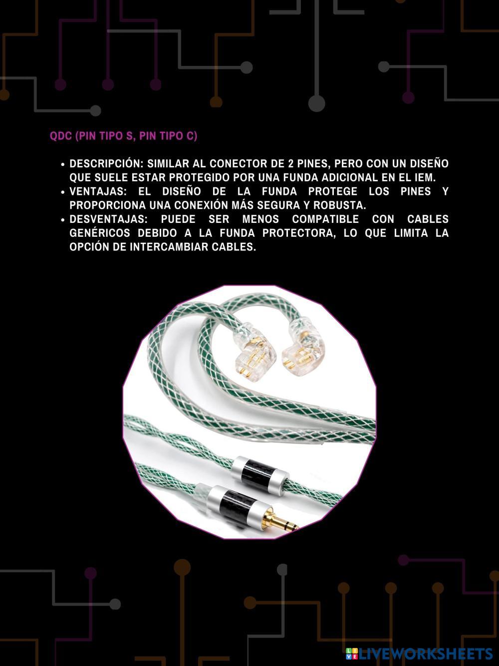 Cables, conexio… | Free Interactive Worksheets | 7800078