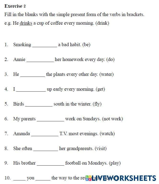 Presentsim | Free Interactive Worksheets | 7808159