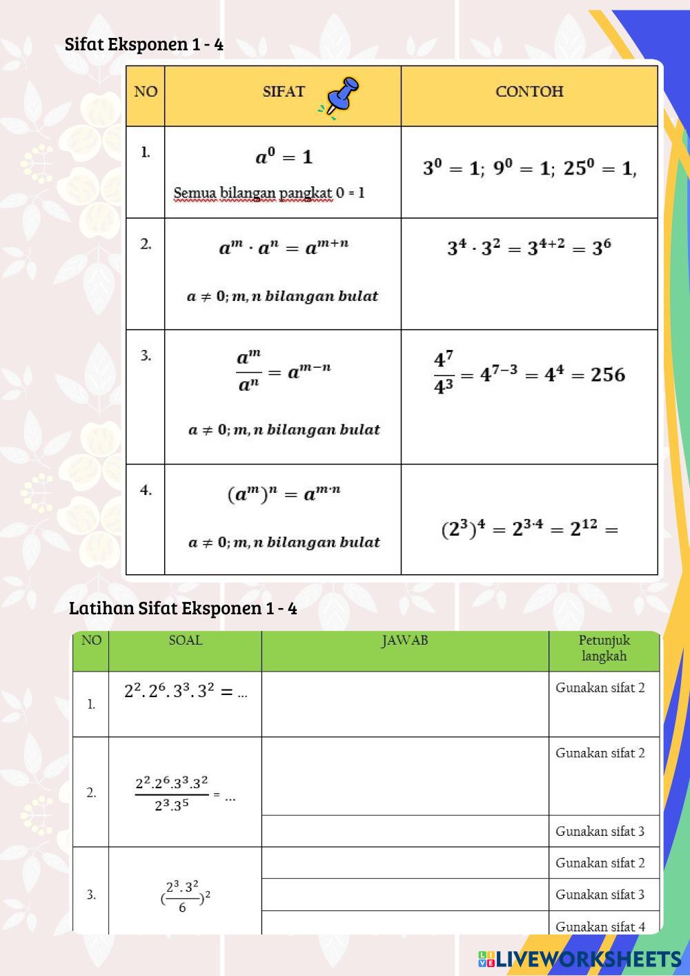e-LKPD Sifat Ek… | Free Interactive Worksheets | 7810594