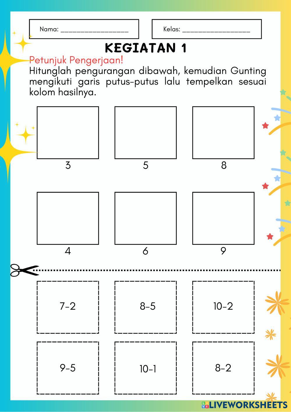 7813477 | LKPD Individu dan Kelompok Matematika Kelas 1
