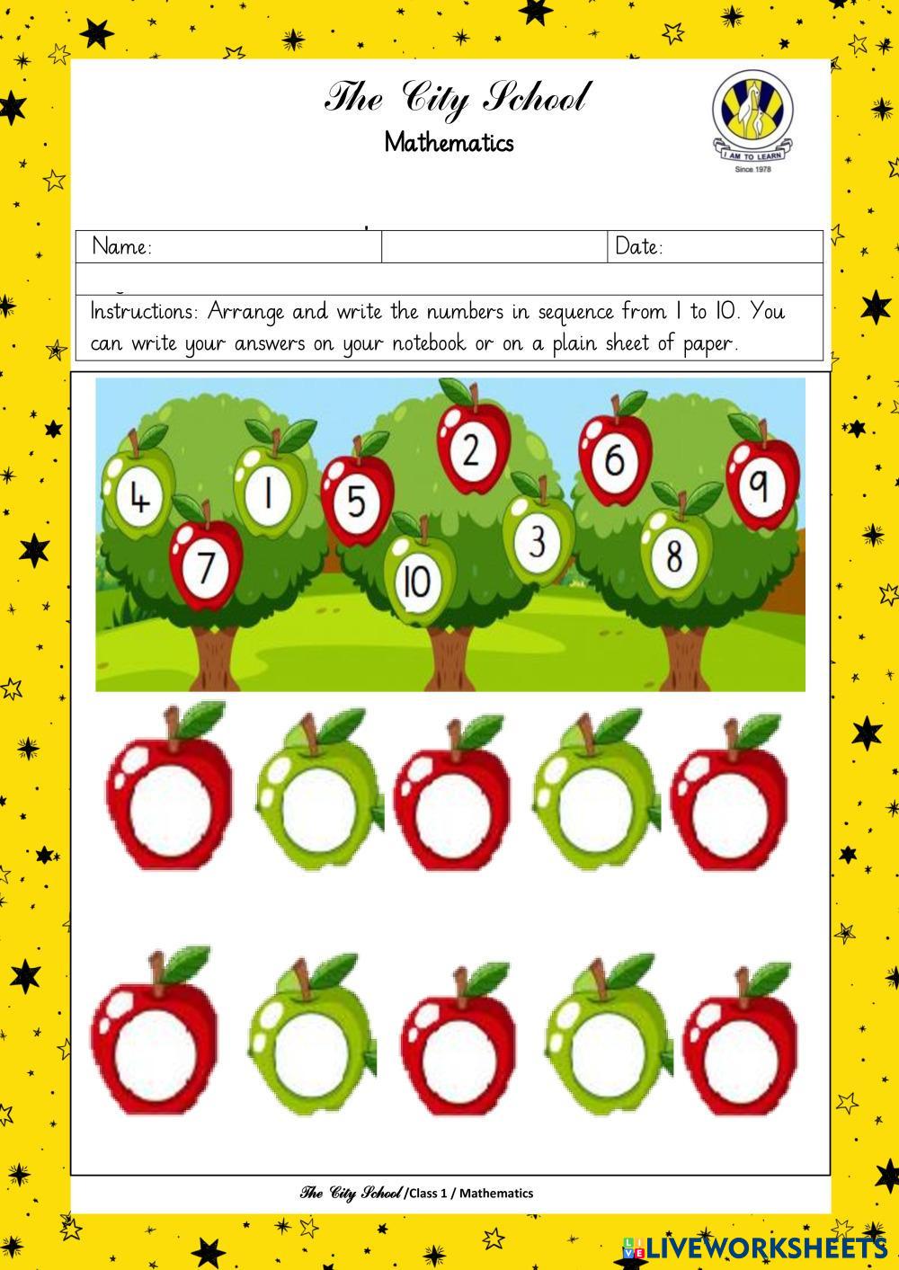 Miss_Anum | Compare and order 7818123 | LiveWorksheets