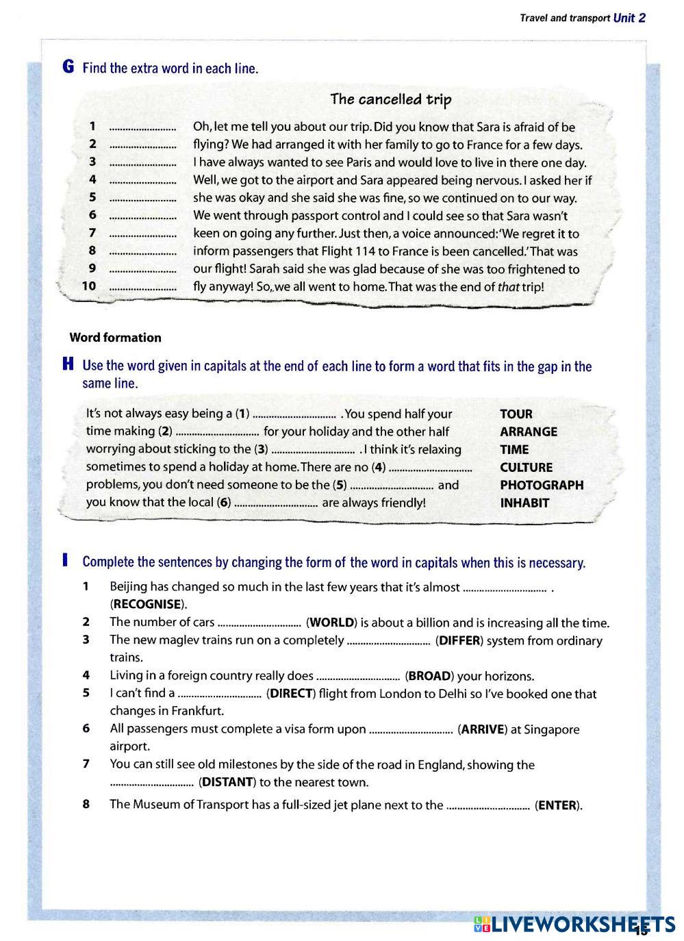 Destination B2 - Unit 2 - Lesson 3 | Huỳnh Thị Nhã