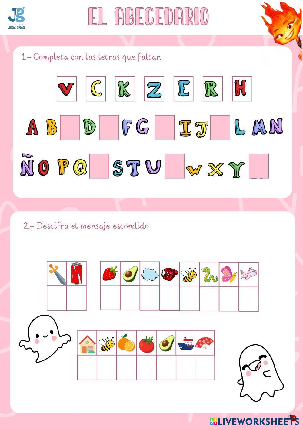 Lengua 3º_El abecedario 7823346 | Marta | Live