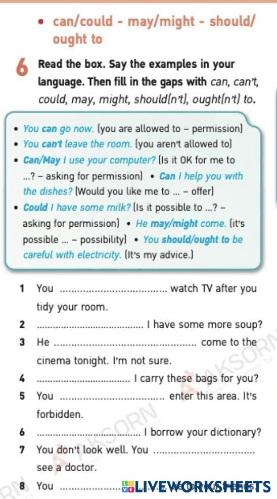 7823494 | U.4 Task 7 | NAPAPAT PONRIT | LiveWorksheets