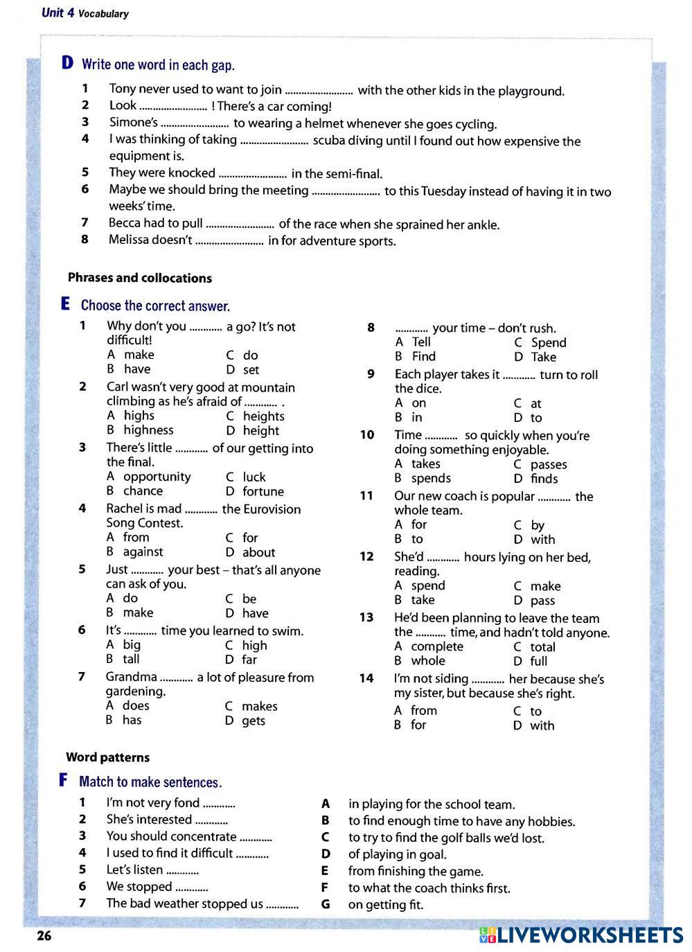 Destination B2 - Unit 4 - Lesson 2 | Huỳnh Thị Nhã