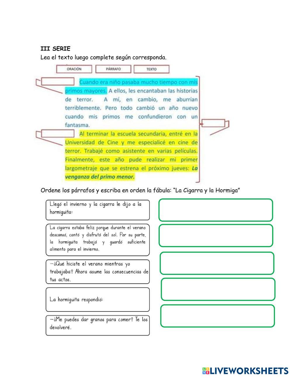 EVALUACION FINA… | Free Interactive Worksheets | 7826412