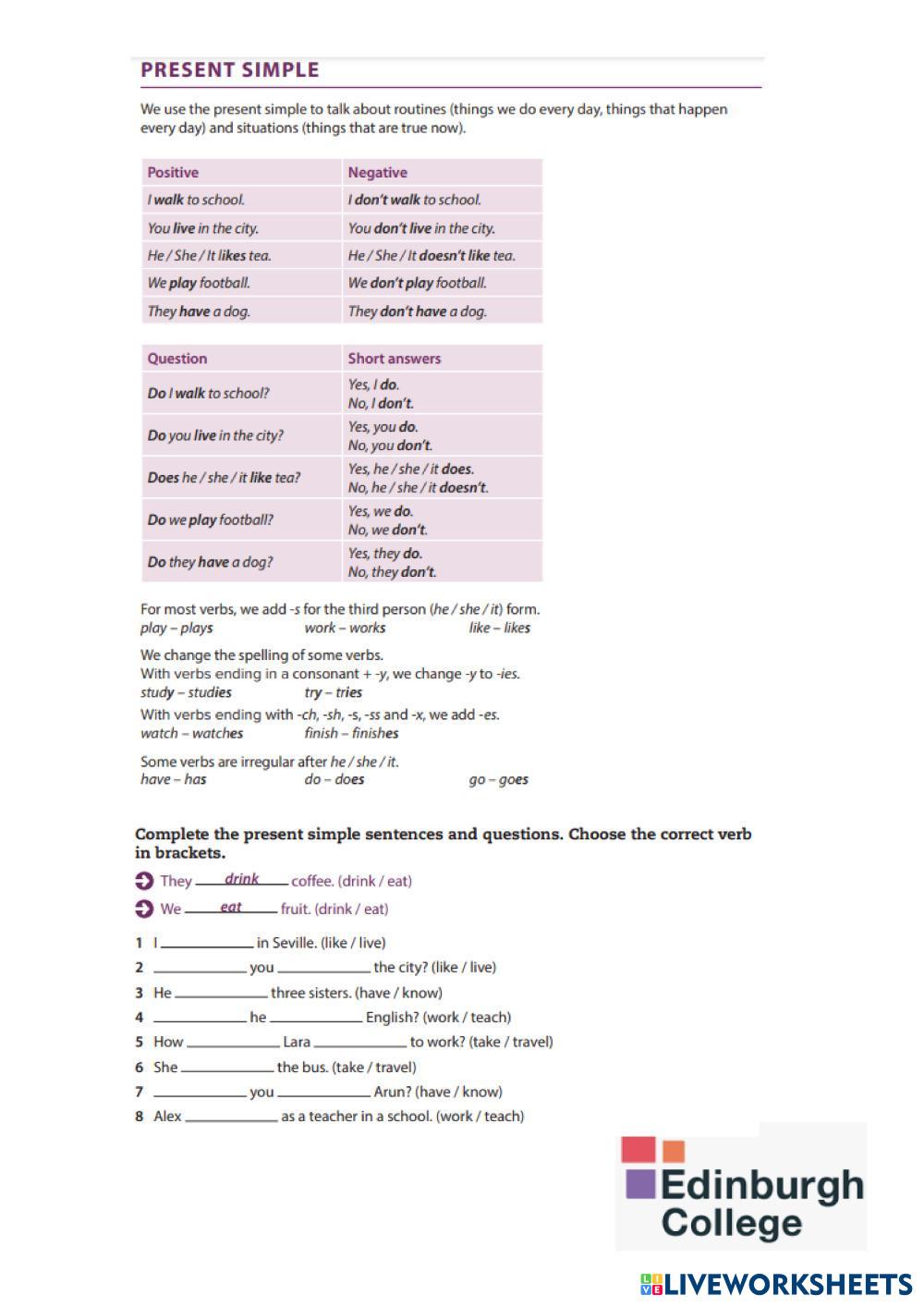 Outcomes Elemen… | Free Interactive Worksheets | 7826885