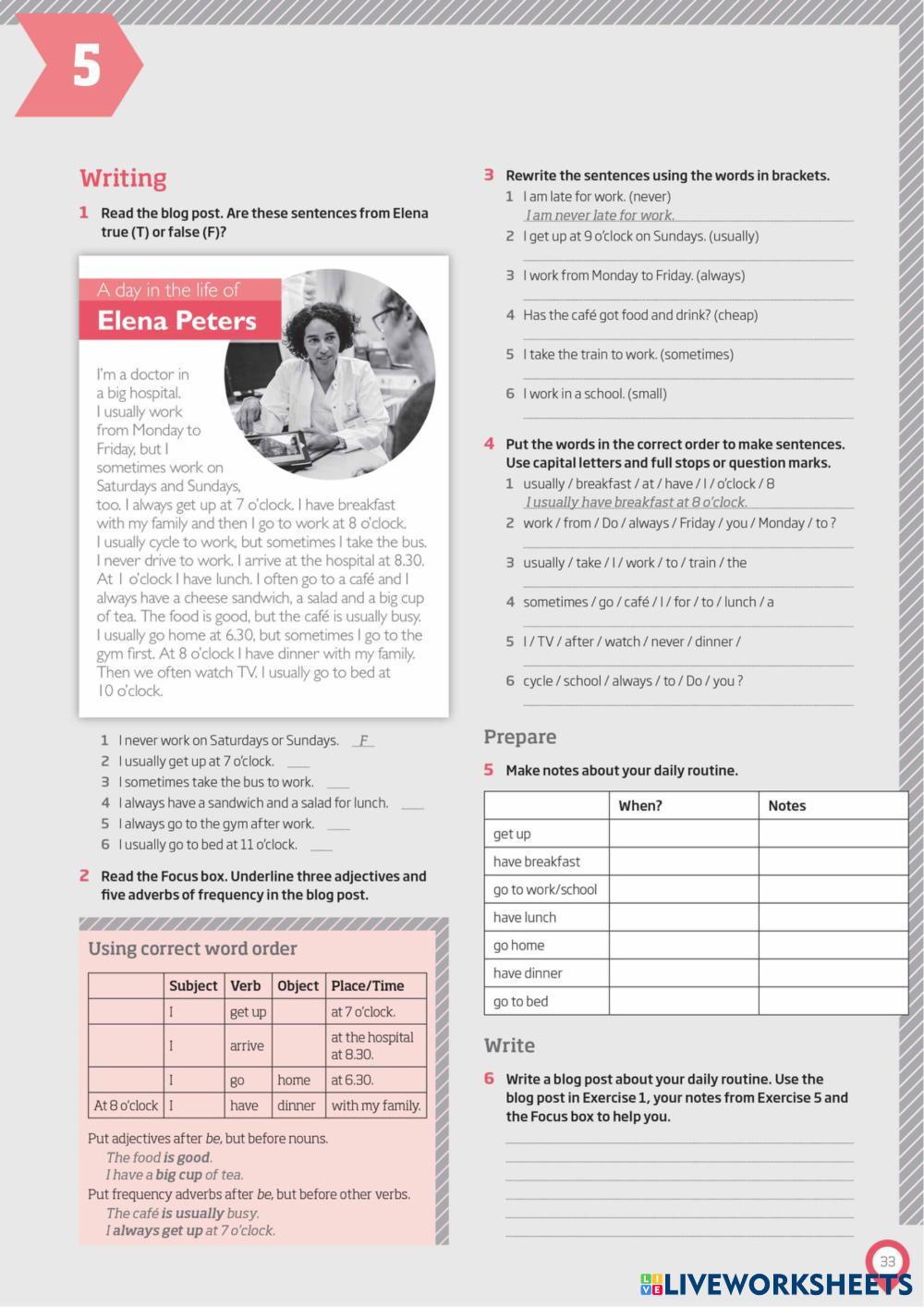 Roadmap a1 Unit 5 7831839 | Valeria Semkiv | Live