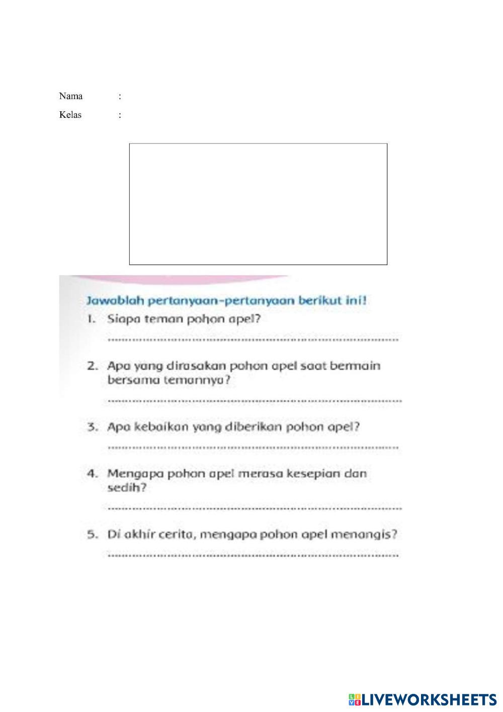 Bahasa Indonesia | Free Interactive Worksheets | 7832158