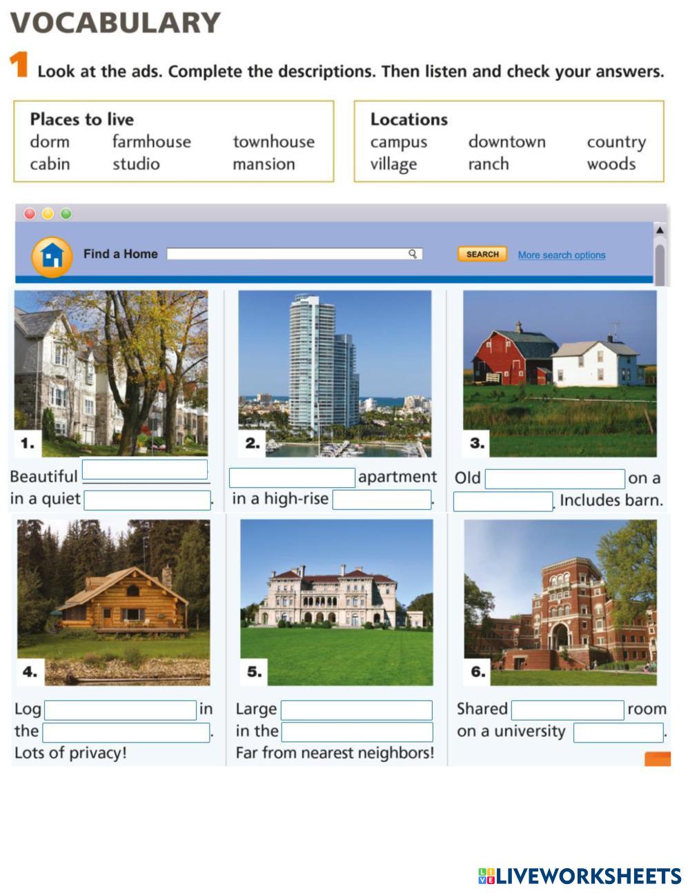 Vocabulary-Unit… | Free Interactive Worksheets | 7833490