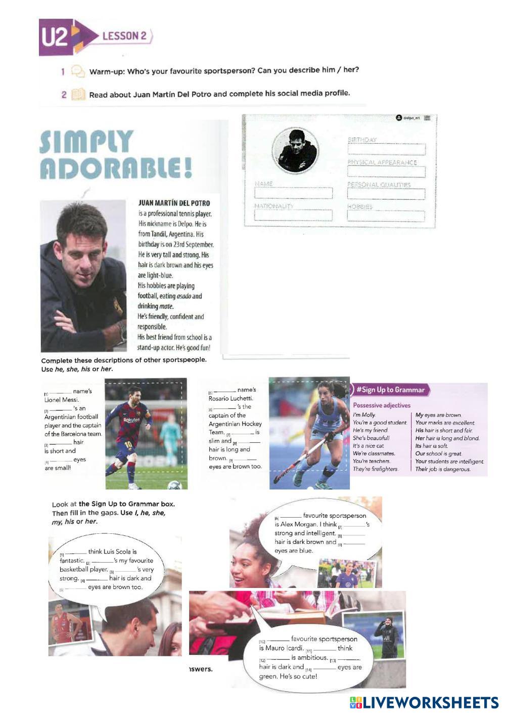 lesson 2 U2 sig… | Free Interactive Worksheets | 7844136