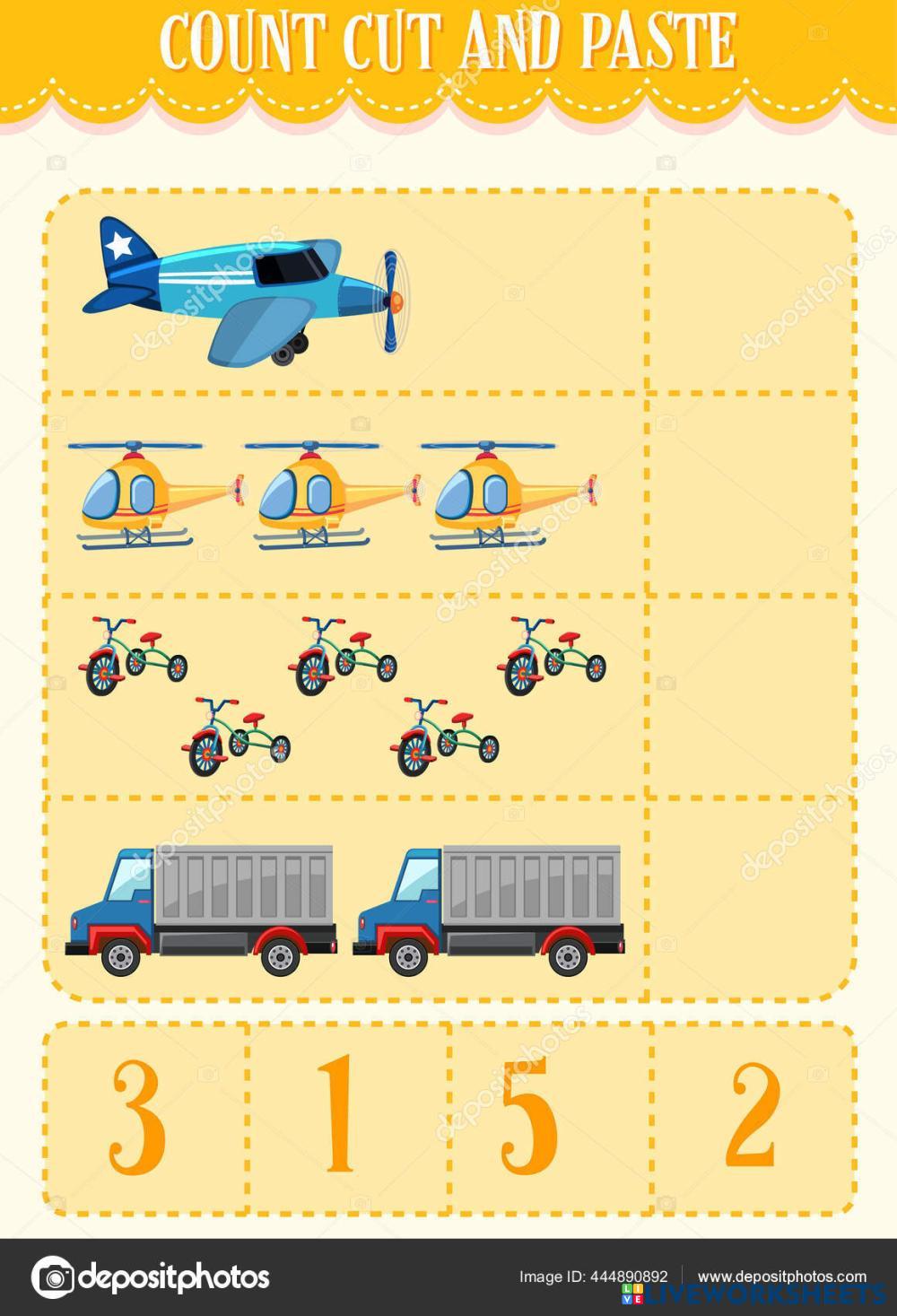 Mengenal bilang… | Free Interactive Worksheets | 7848072