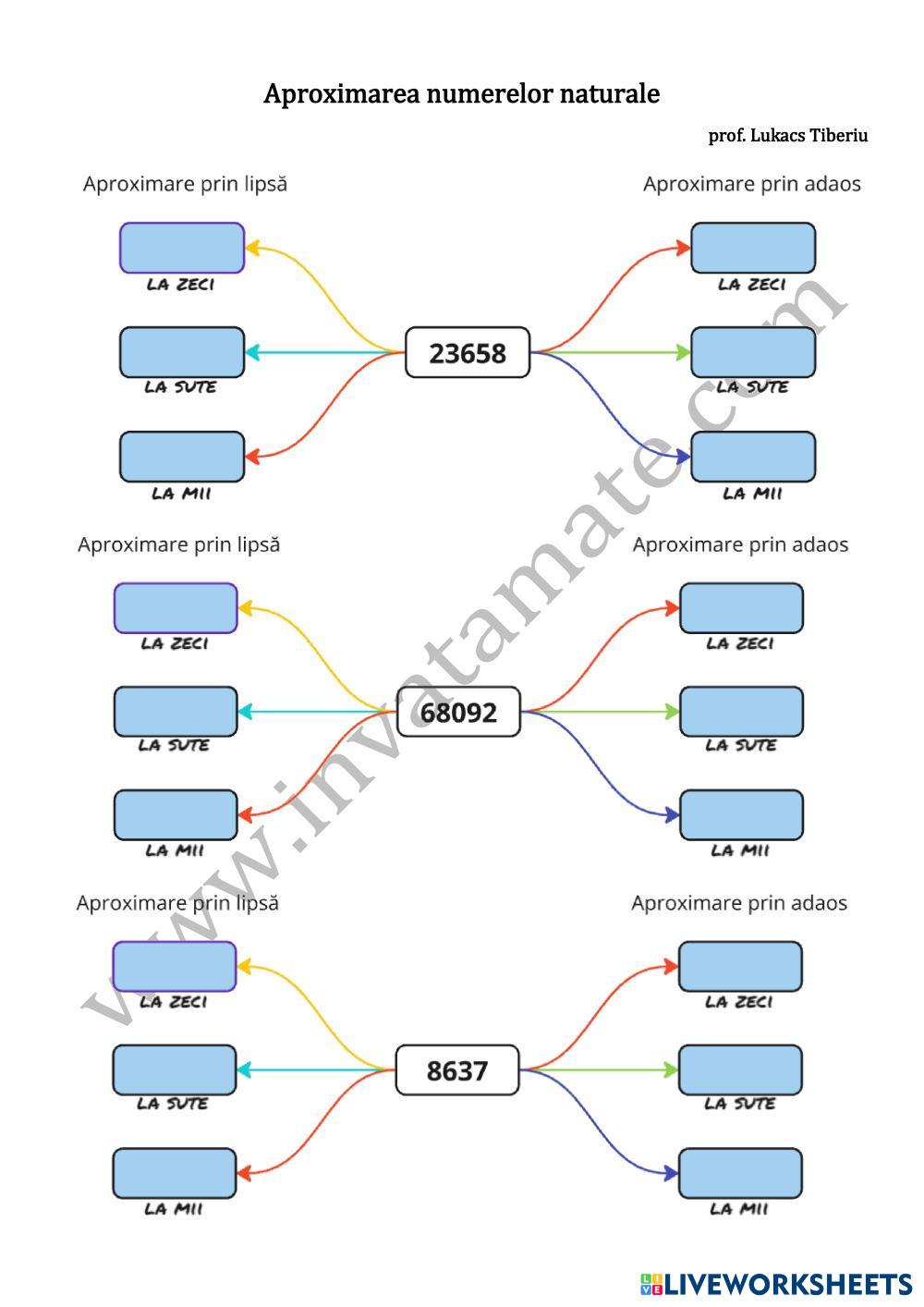 Aproximarea numerelor naturale 7851034 | Lukacs Tiberiu