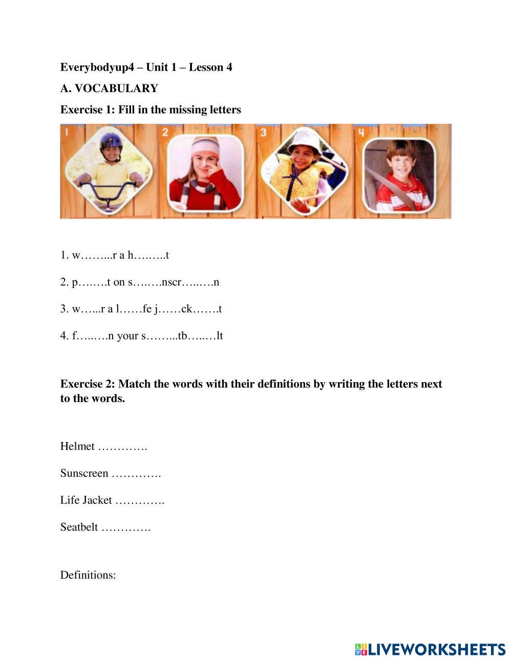 Self Study_EBU 4_Unit 1_Lesson 4 7860607