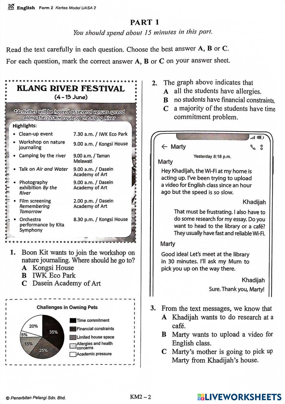 FORM 2 ENGLISH … | Free Interactive Worksheets | 7861817