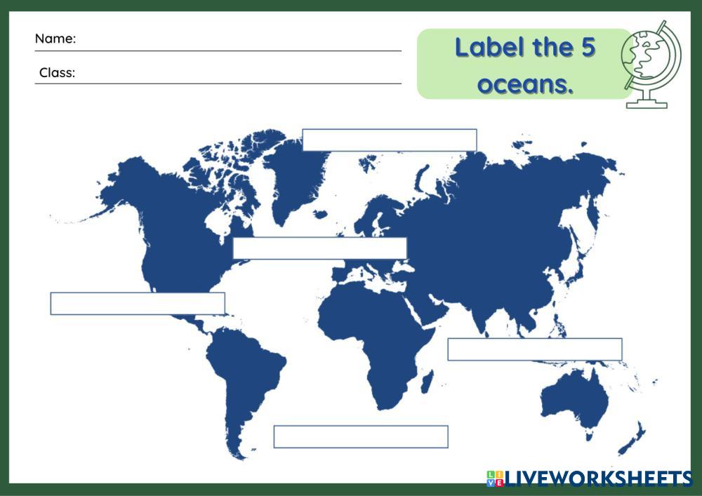 7867233 | Name of the Five Oceans | Wing Chi Ng