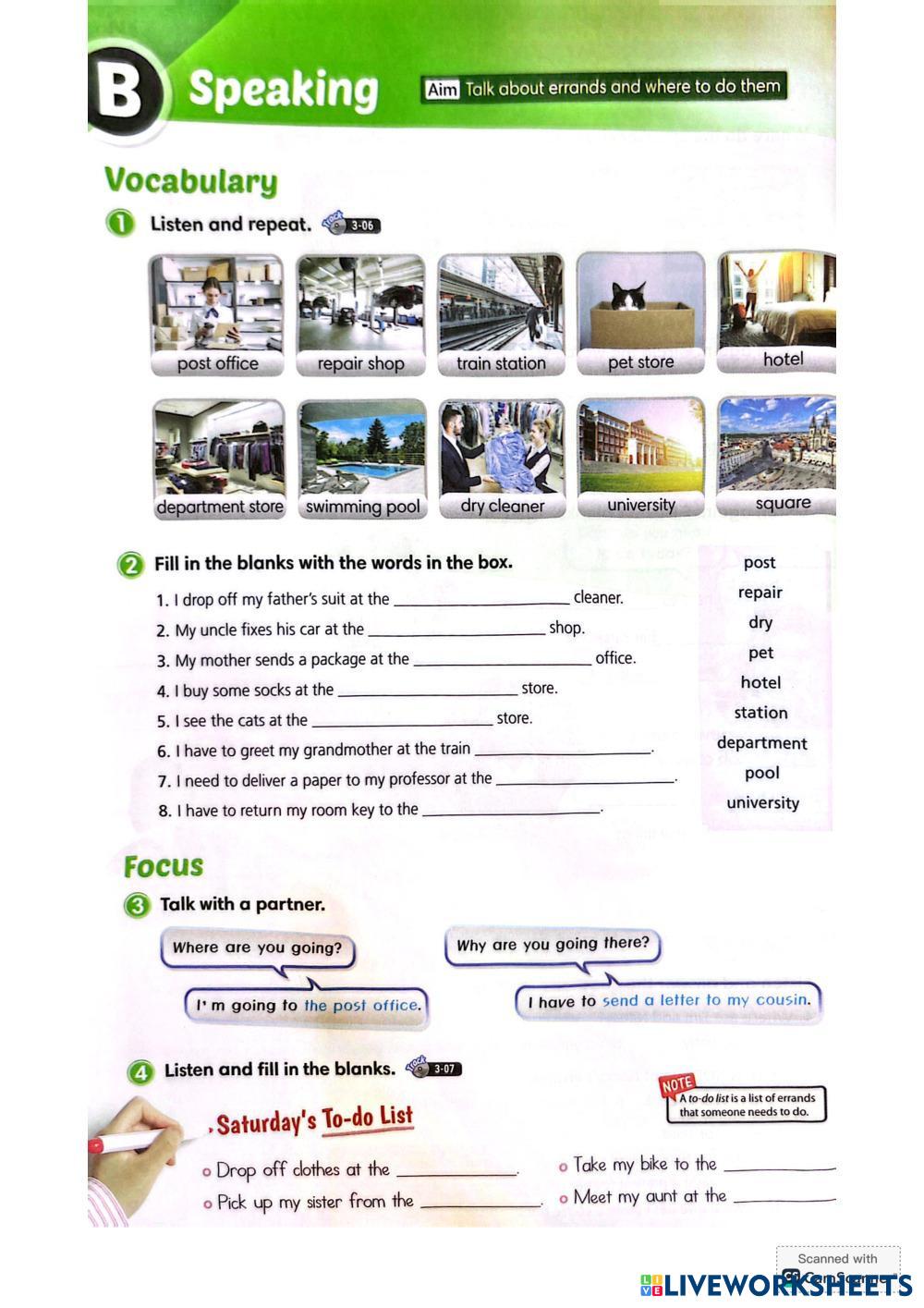 Unit 3 Speaking 7867880 | precymel | Live Worksheets