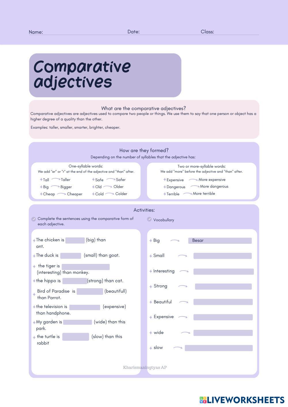 8003464 | Comparative adjectives | ipawadidaw