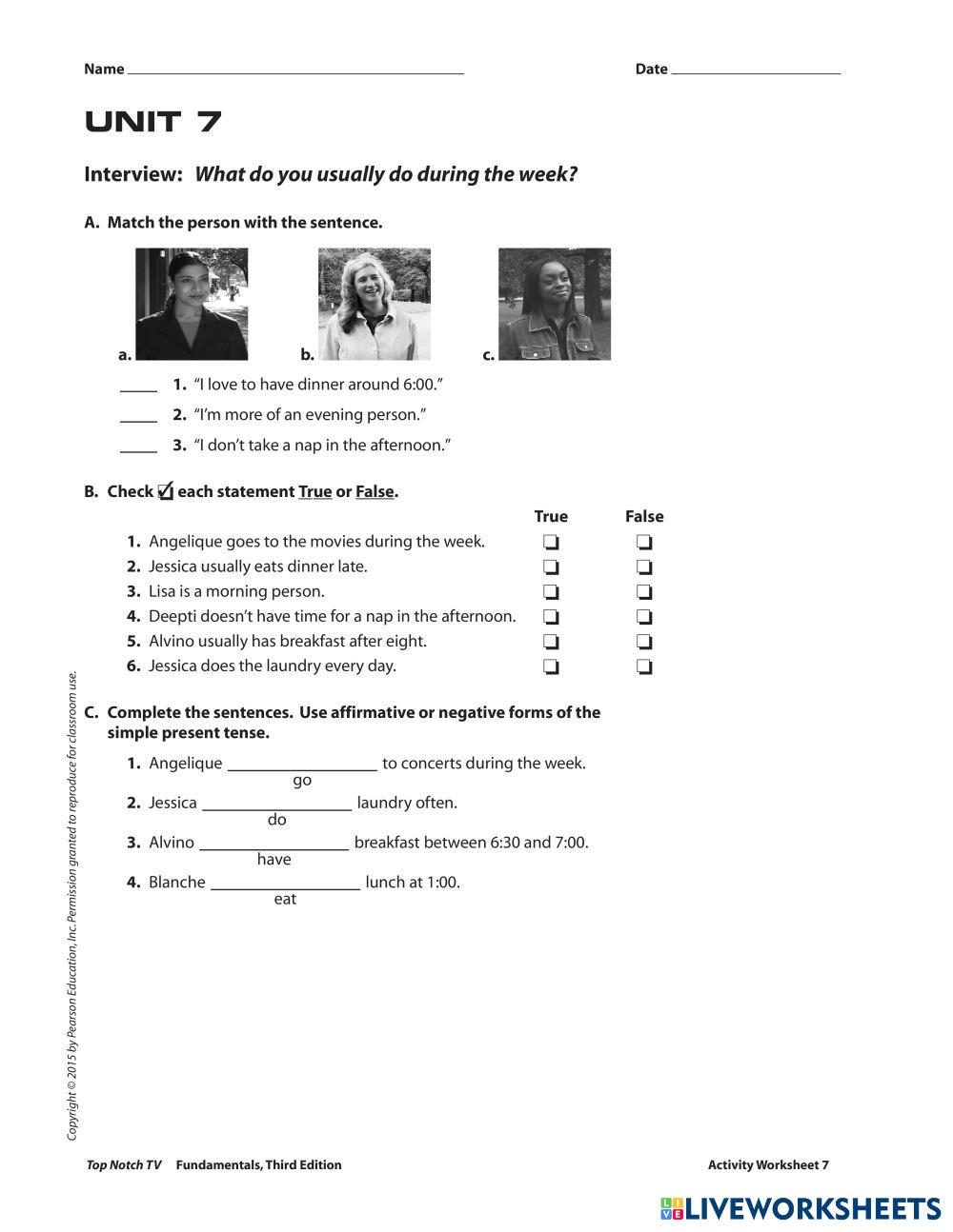 8005968 | TN Fundamentals - Unit 7 - Worksheet | Helen