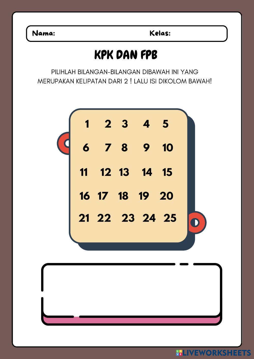 CICHA LISTIANI … | Free Interactive Worksheets | 8008565