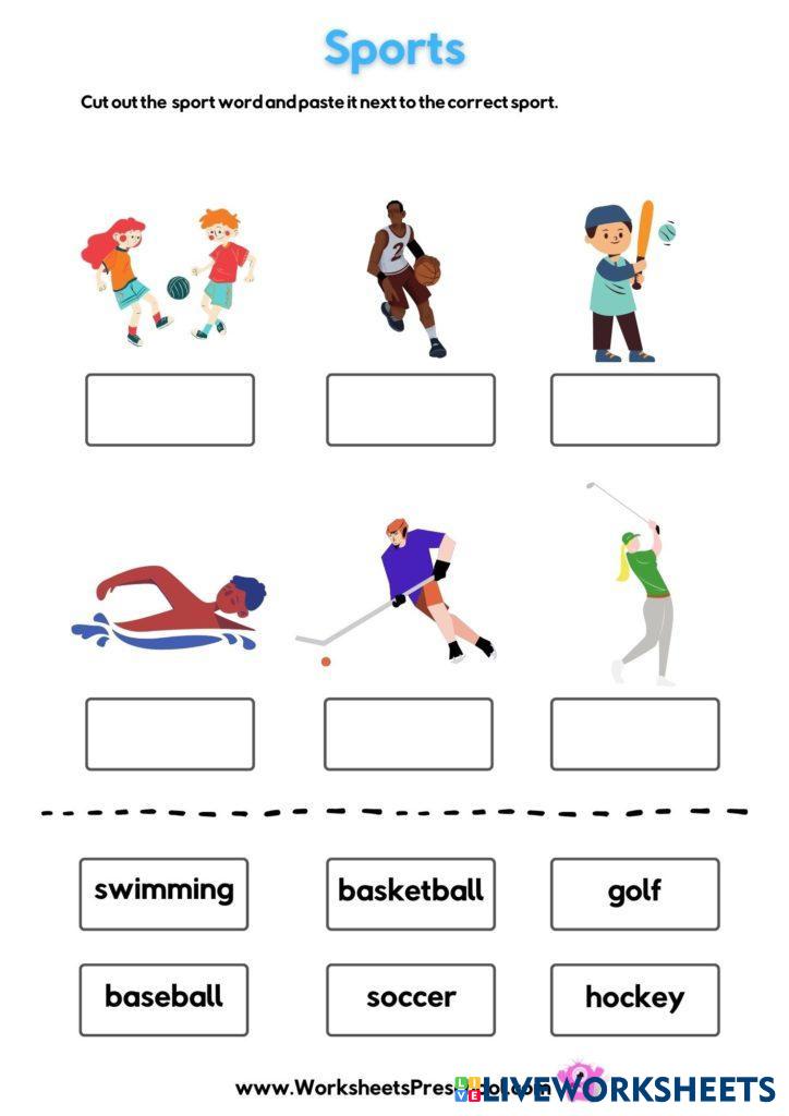 Sport task 2 | Free Interactive Worksheets | 8013672