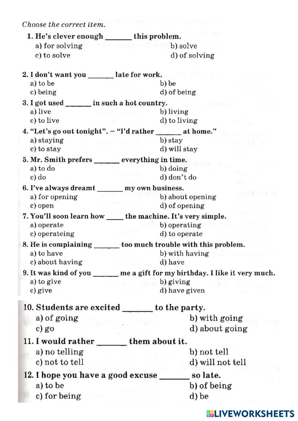 8015174 | Verbals 10F | olga90695 | LiveWorksheets