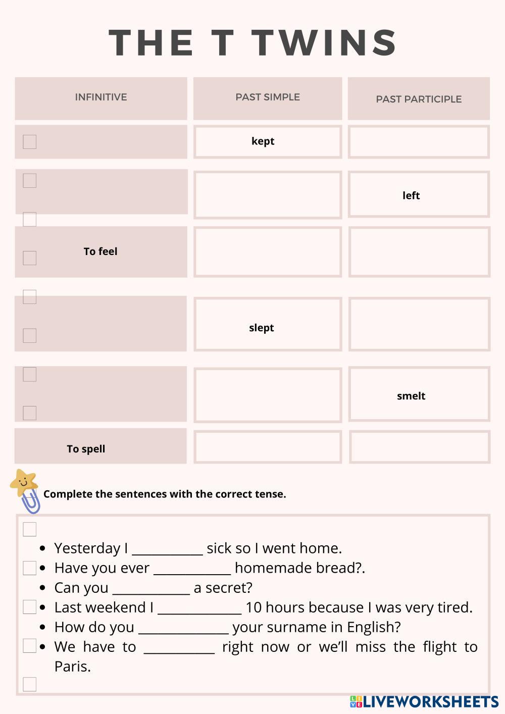 8016957 | T twins | Stepheni | LiveWorksheets