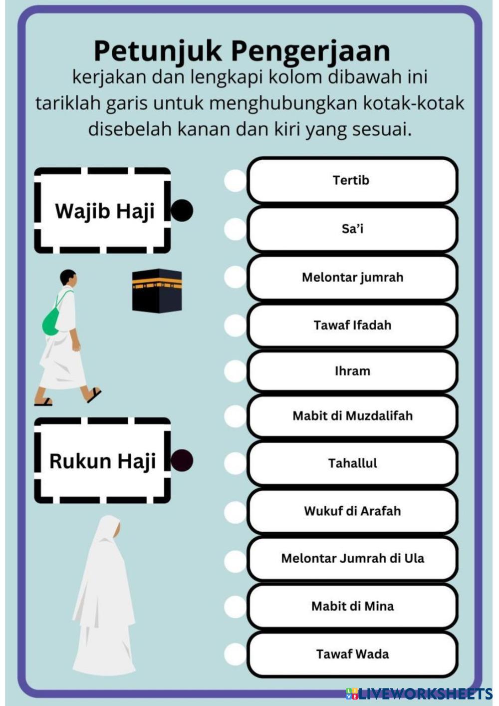 IBADAH HAJI | Free Interactive Worksheets | 8019497