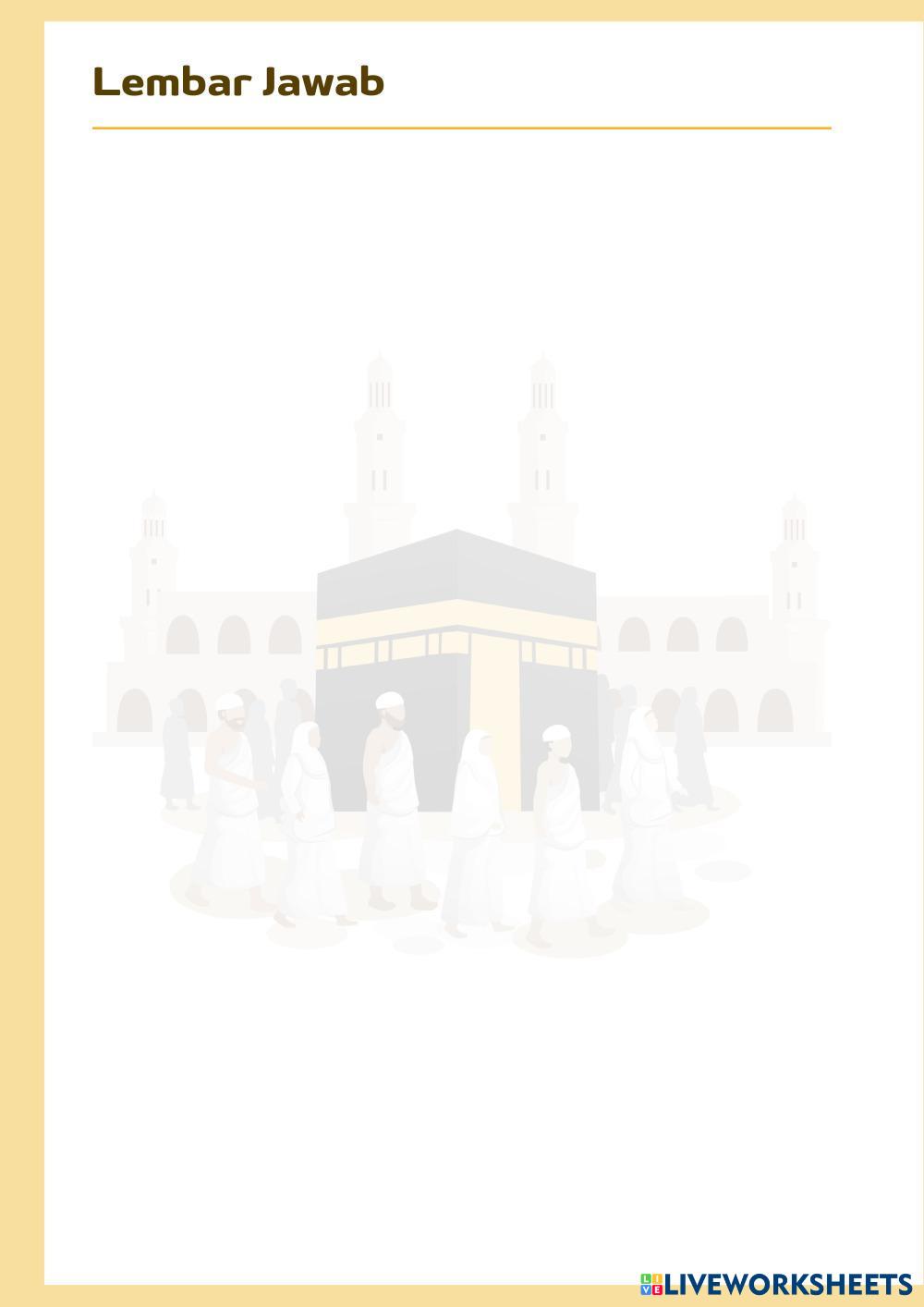 8019510 | IBADAH HAJI | Ririn Nur | LiveWorksheets