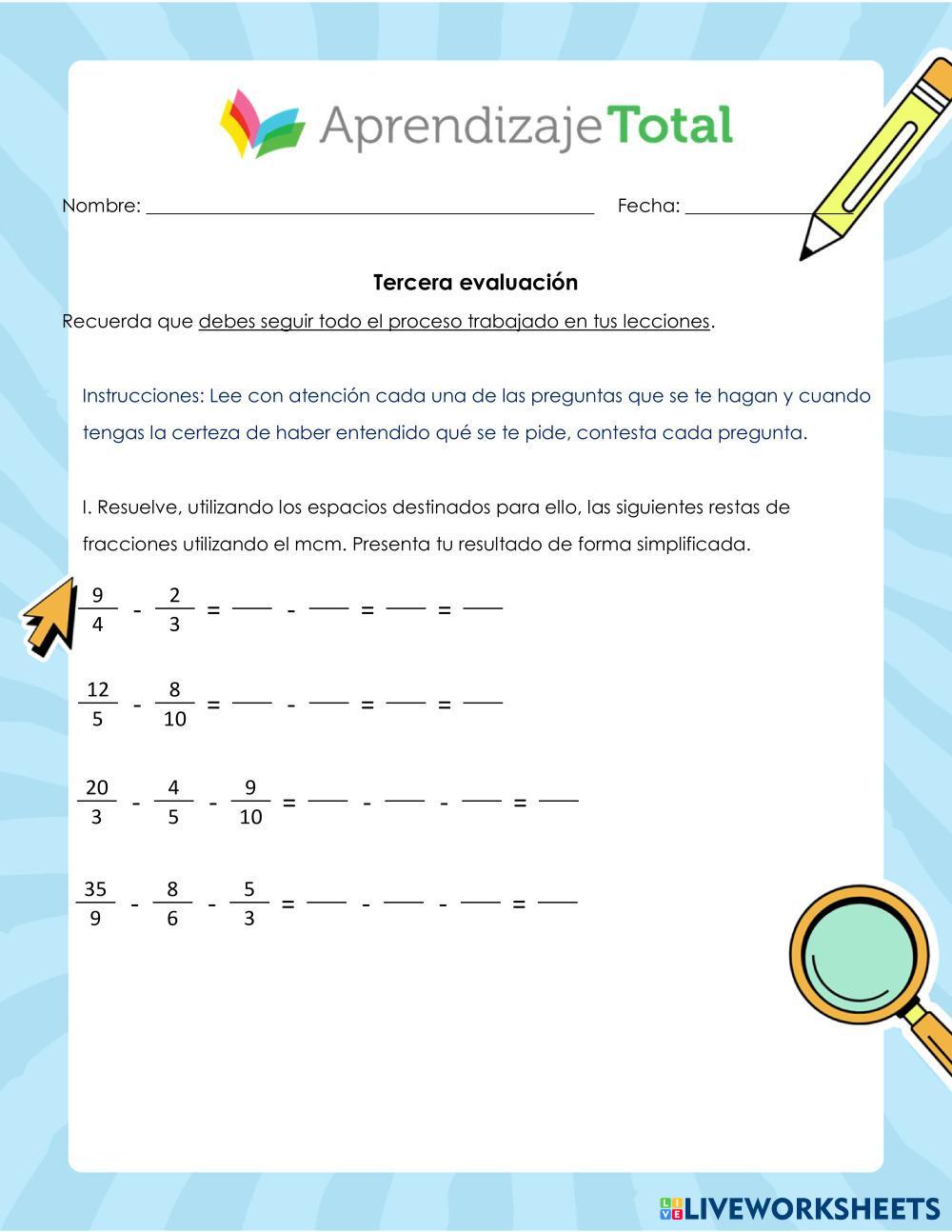 MÓDULO 2: TERCE… | Math Worksheets | 8247739