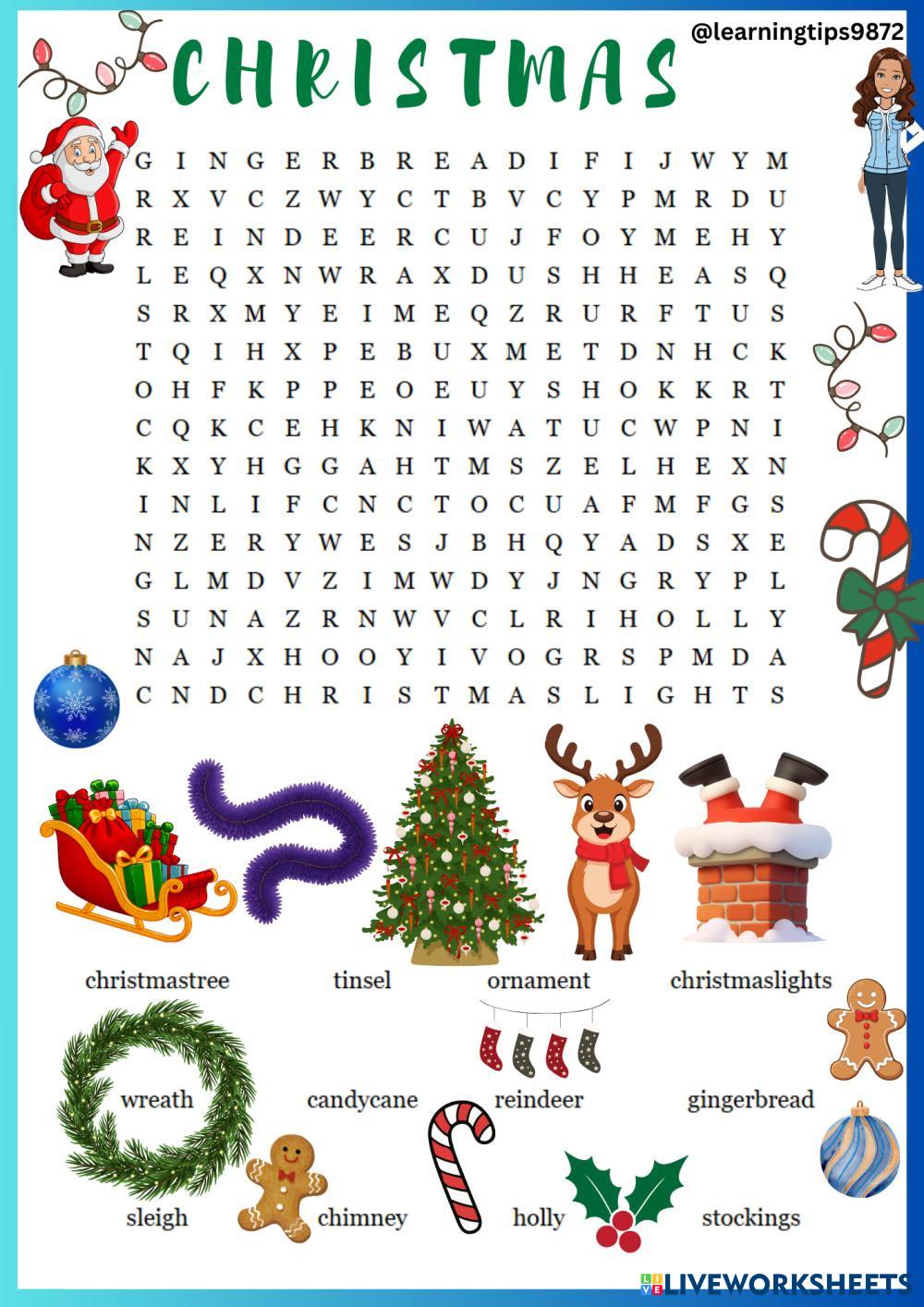 Christmas | ESL Worksheets | 8282090