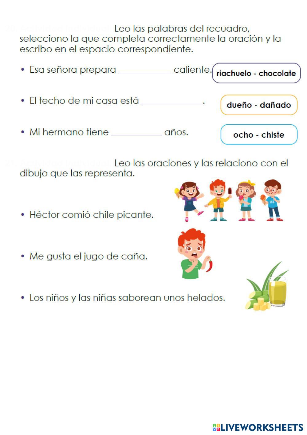 REFUERZO LECTO-… | English Language Worksheets | 8282463