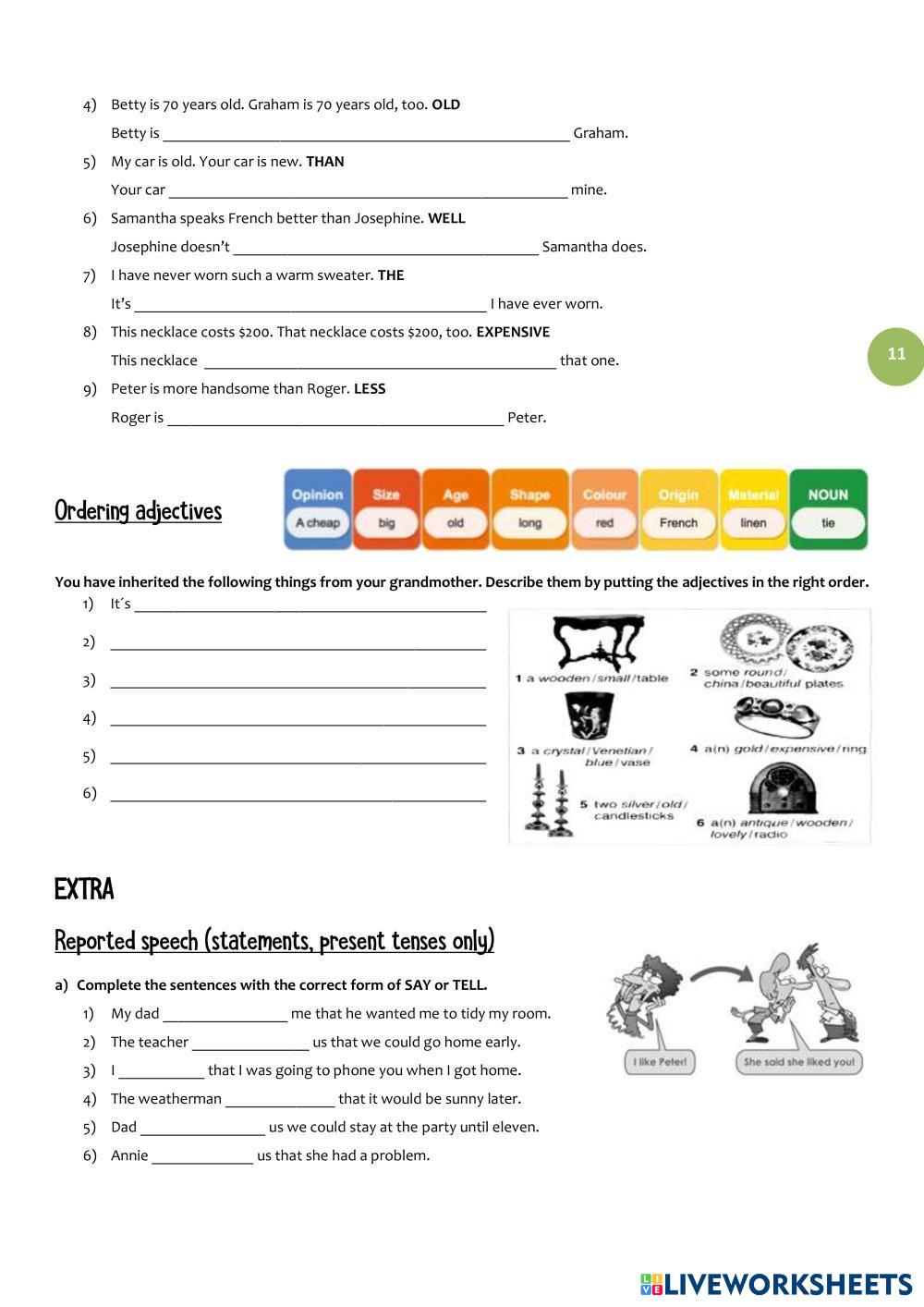 Final revision … | English Language Worksheets | 6912319